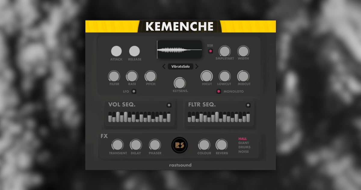 Rast Sound releases Kemenche 2 with new Kontakt engine and more sounds Rast Sound releases Kemenche 2 with new Kontakt engine and more sounds